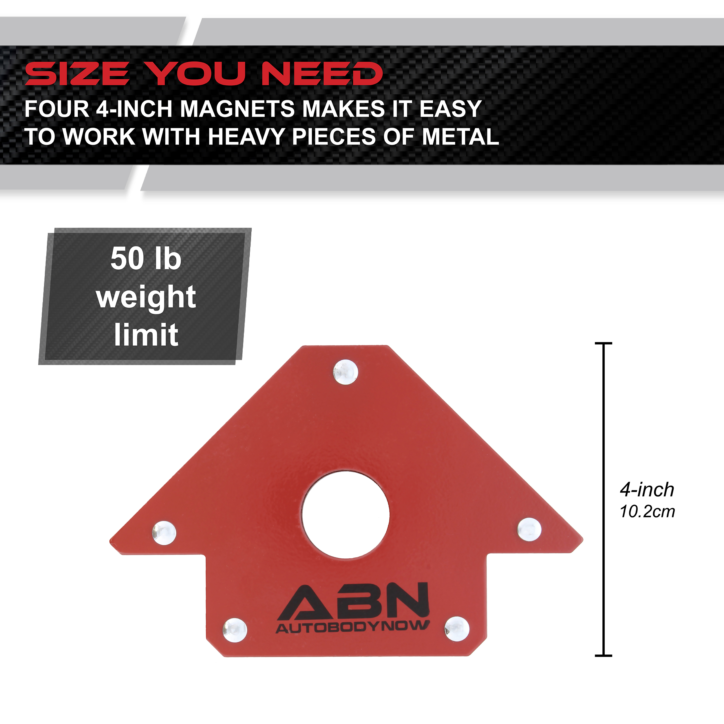 ABN Arrow Welding Magnet - 4pk Positioning Square Welding Clamps | eBay