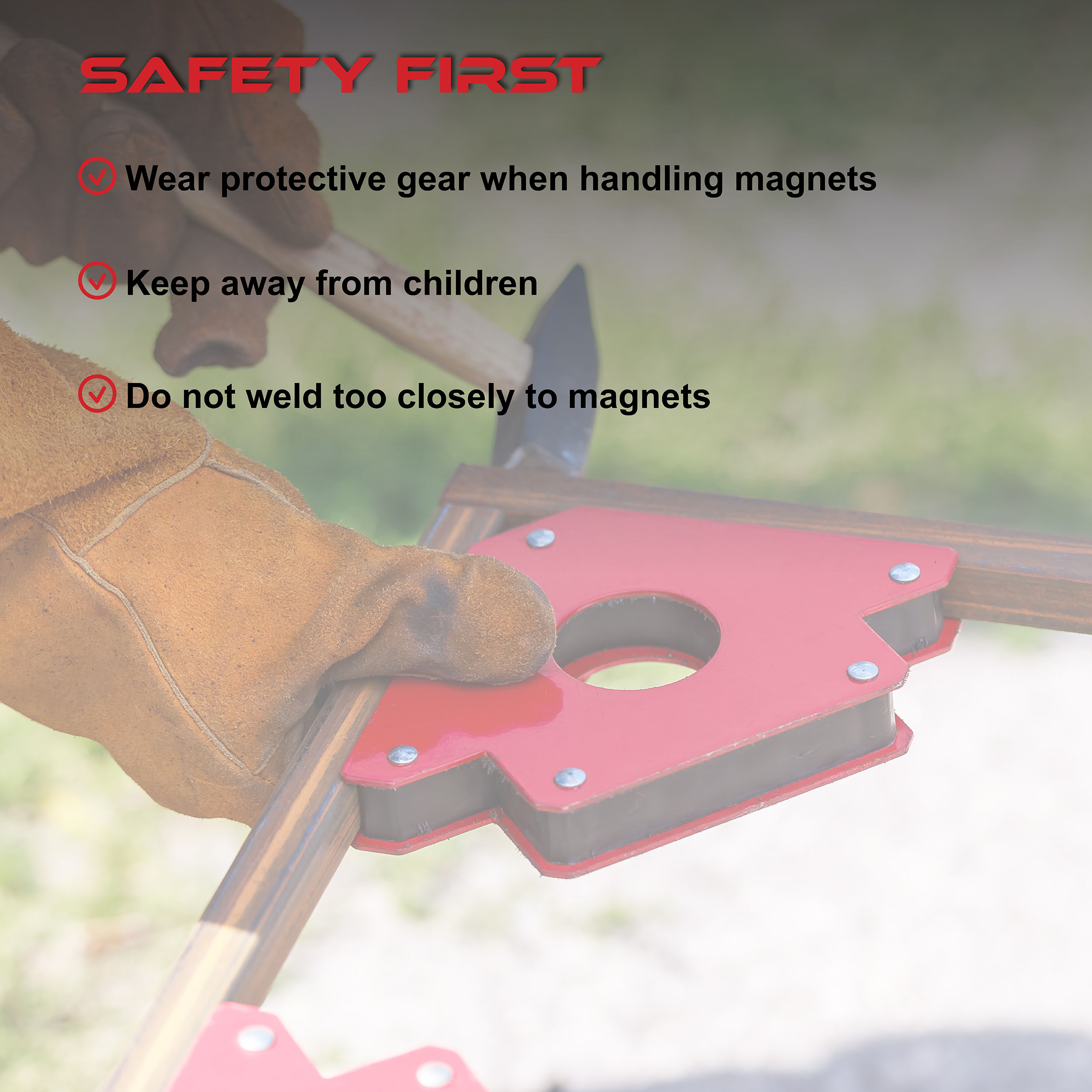 ABN Arrow Welding Magnet - 4pk Positioning Square Welding Clamps | eBay