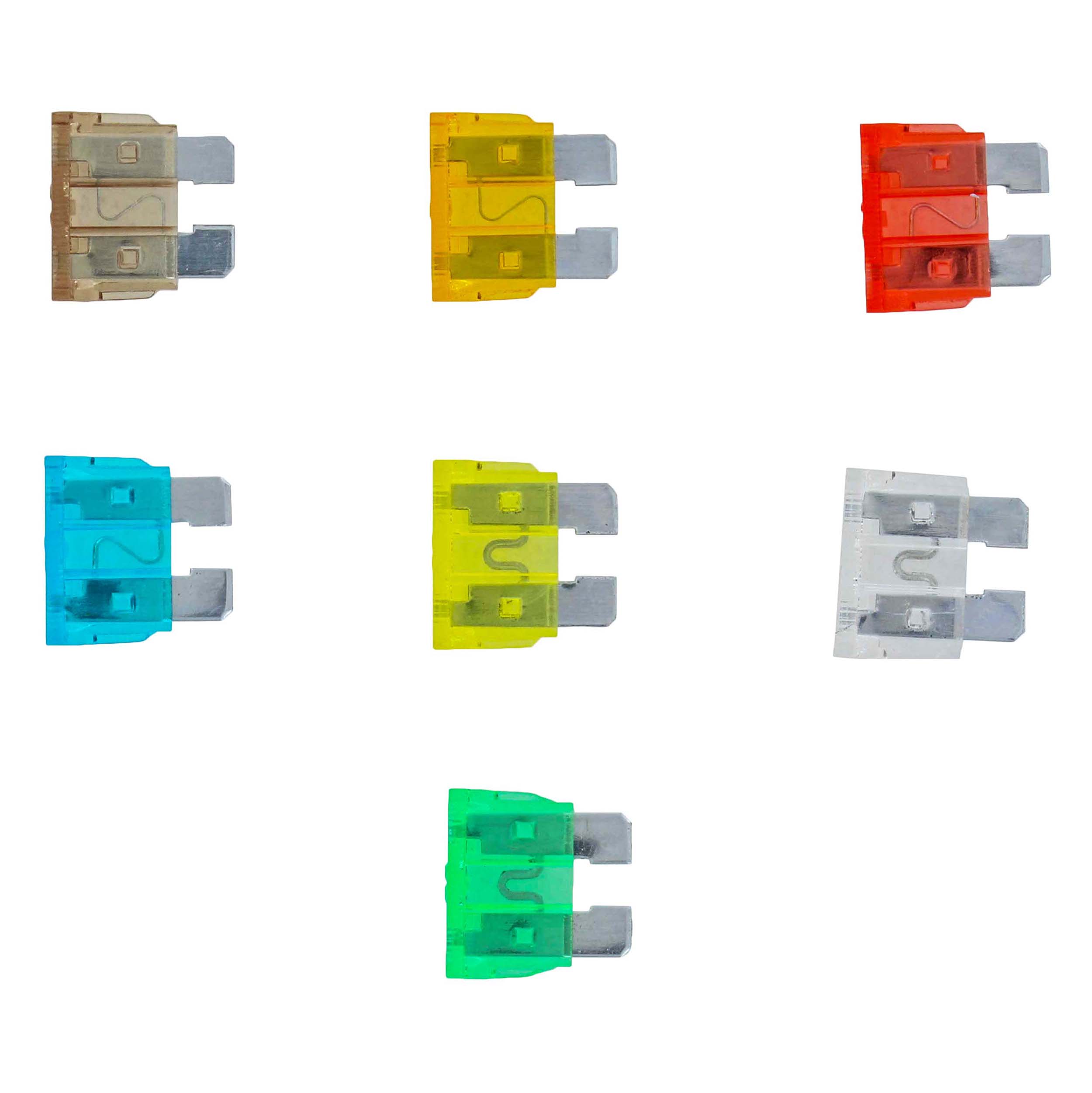 ABN 120-Piece Standard Blade Fuse Assortment Kit 5 7.5 10 15 20 25 30 ...