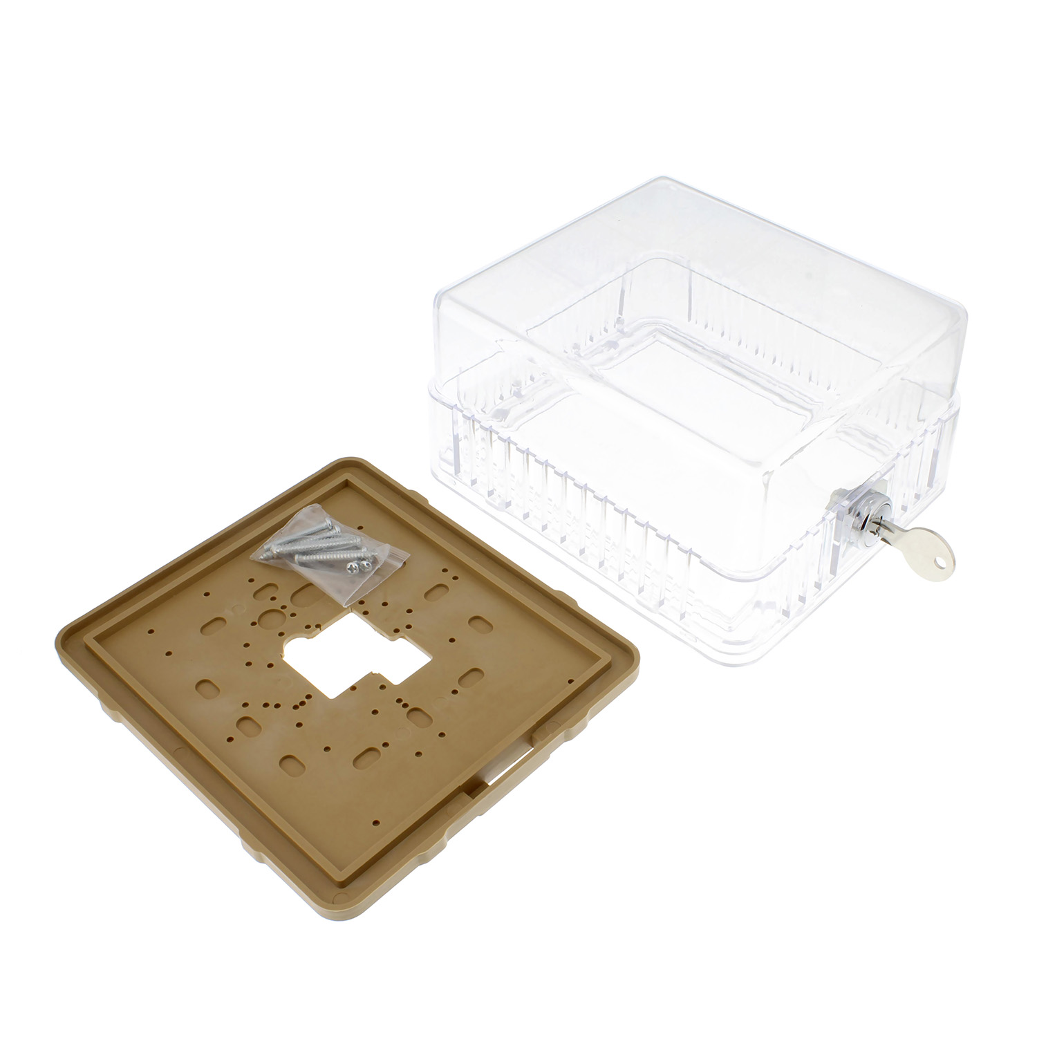 BISupply | AC Thermostat Cover with Lock AC Thermostat Lock Box Cover ...
