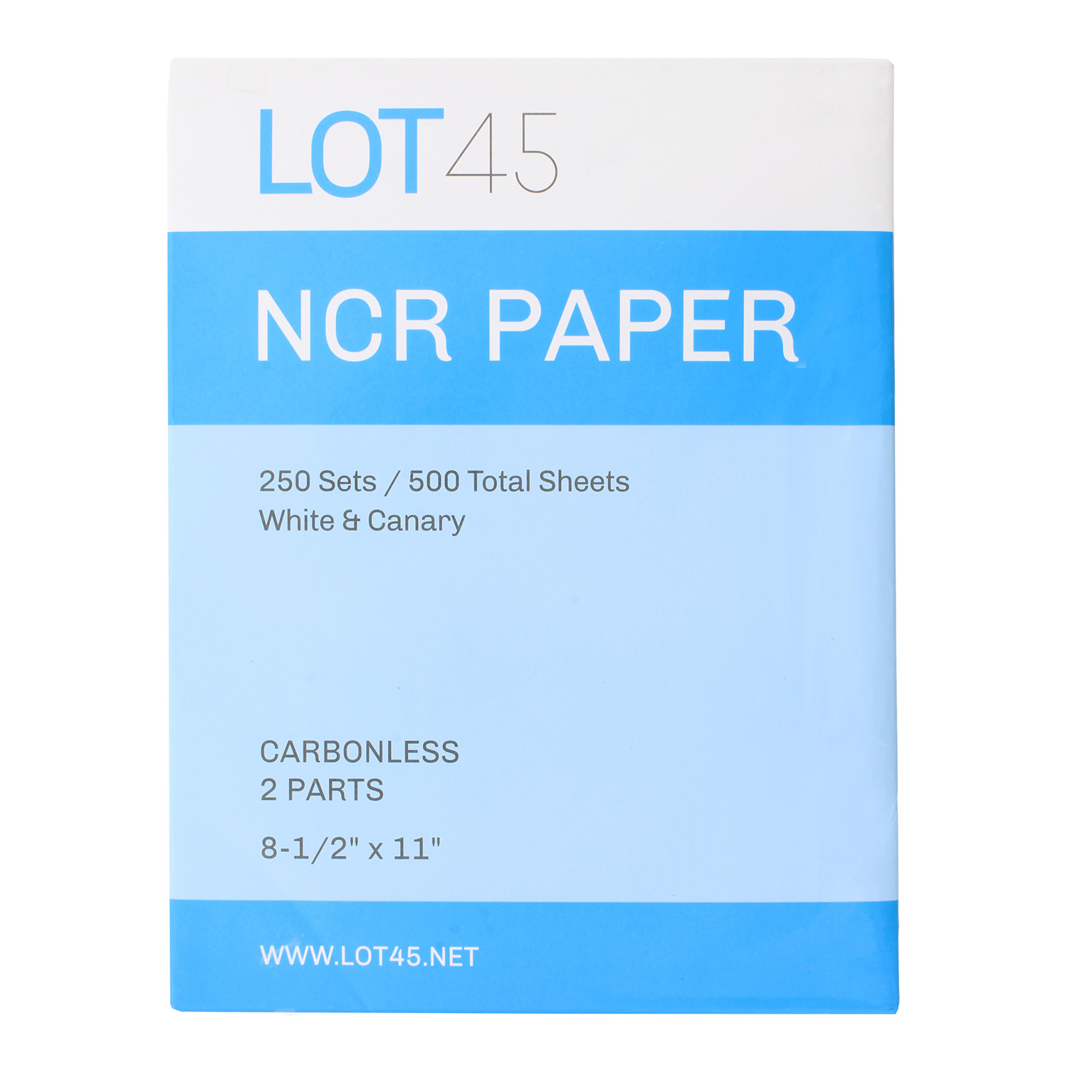 Lot45 Carbonless Copy Paper 8 5x11in NCR Paper 2 Part Printer Paper 250 Lot45 Carbonless Copy Paper 8 5x11in NCR Paper 2 Part Printer Paper 250