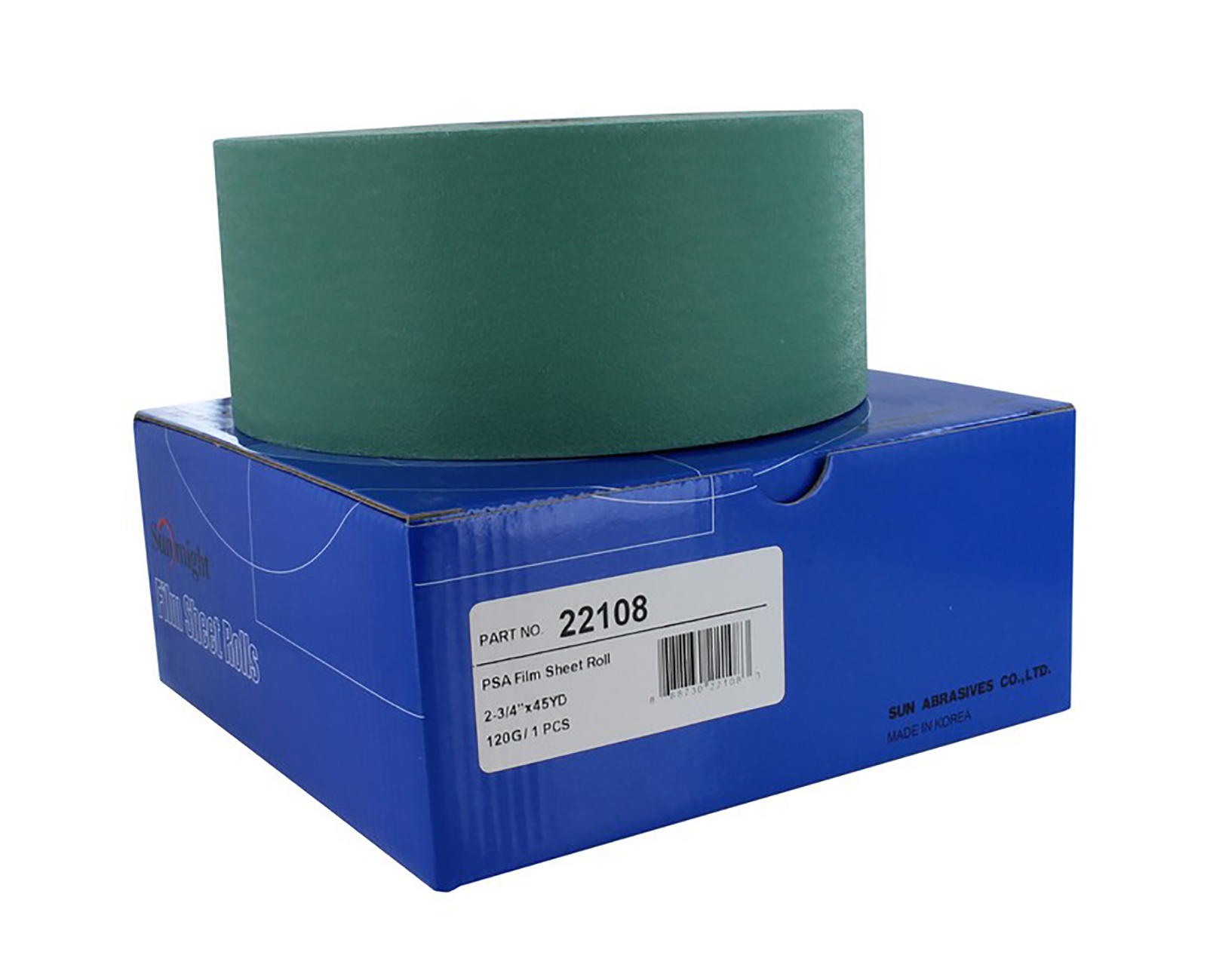 Clearance Sunmight 22108 2 3 4 X 45YD 120 Grit PSA Film Sanding Sheet