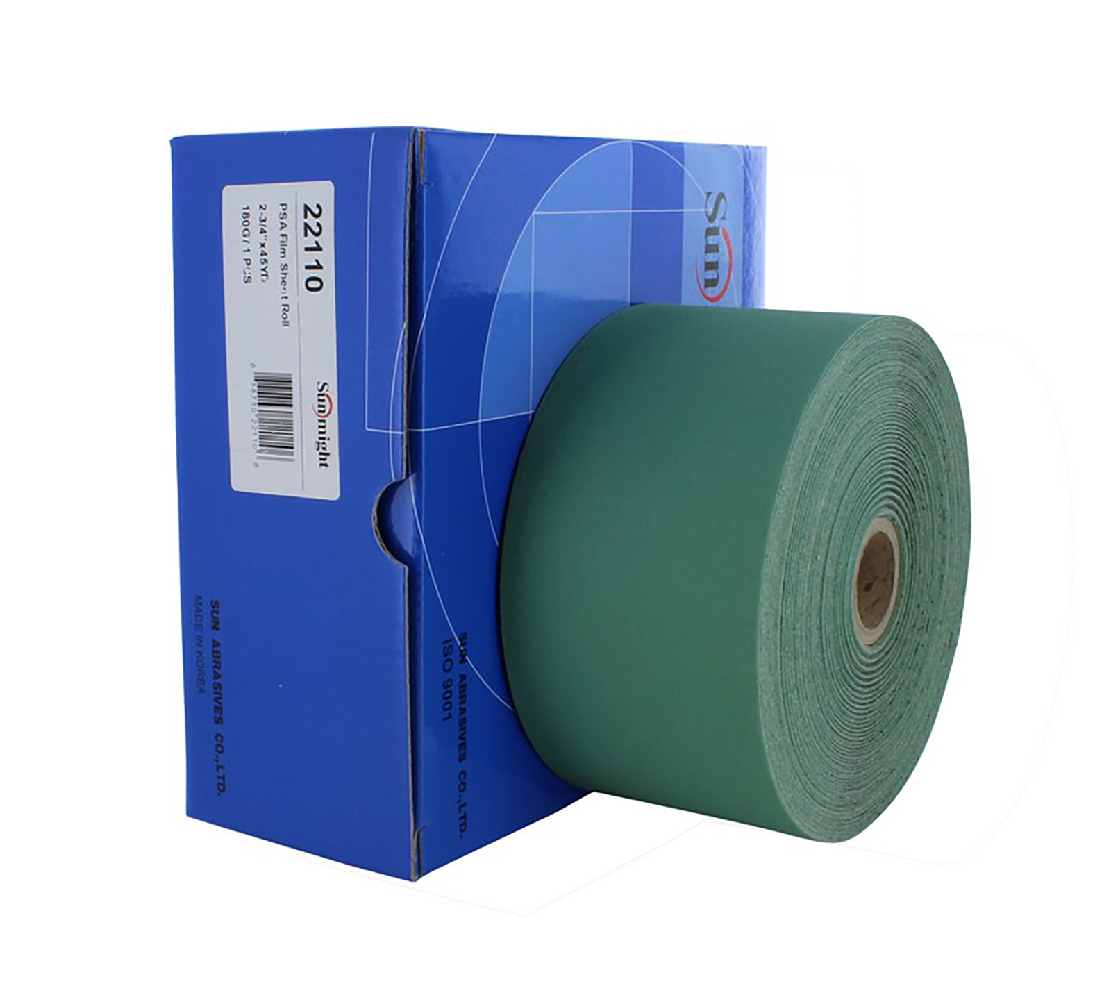 Sunmight 22110 2-3/4" x 45YD 180 Grit PSA Film Sanding Sheet Roll | eBay