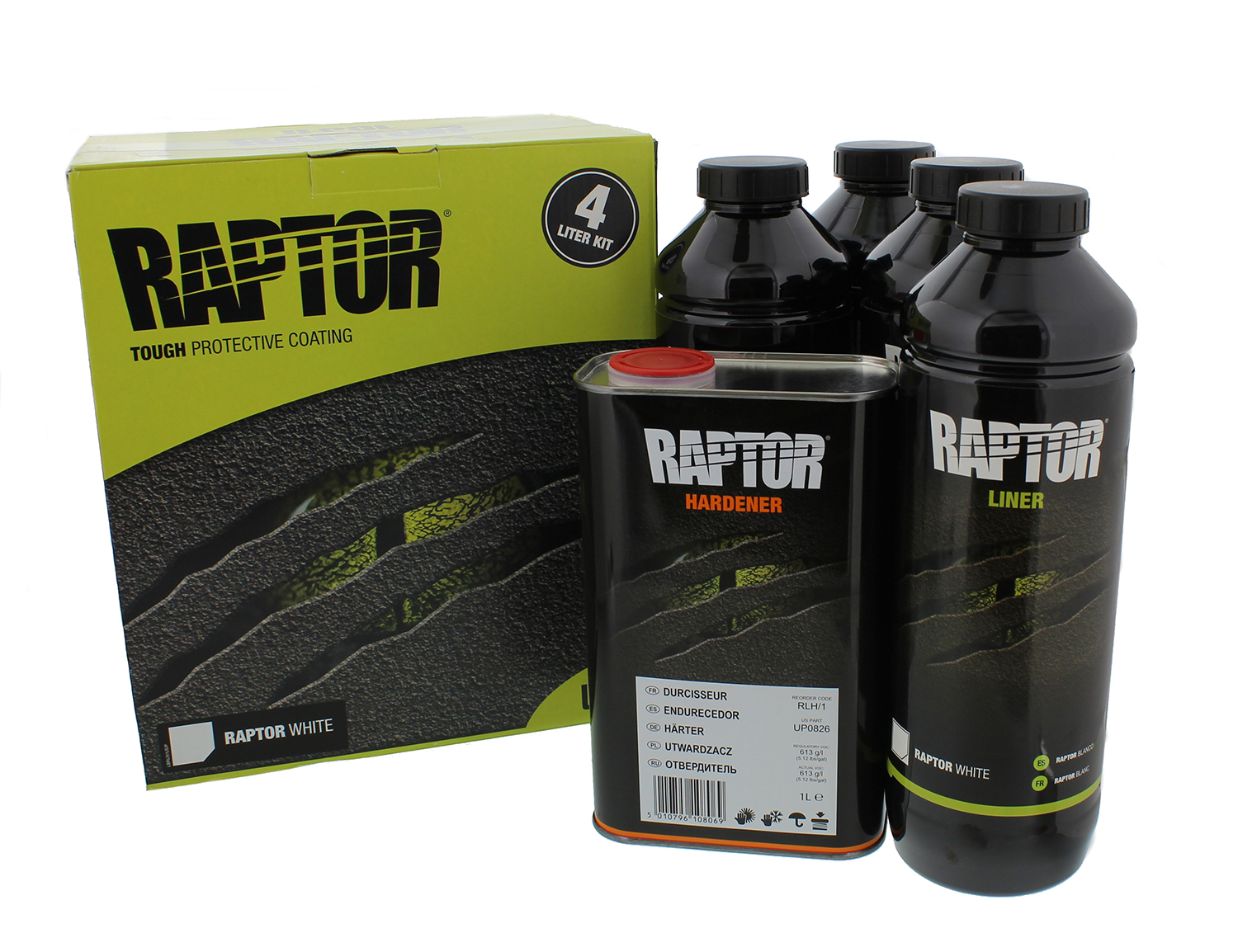 U-POL 4807 Raptor White GM Spray Kit, 4 Liters Upol | eBay