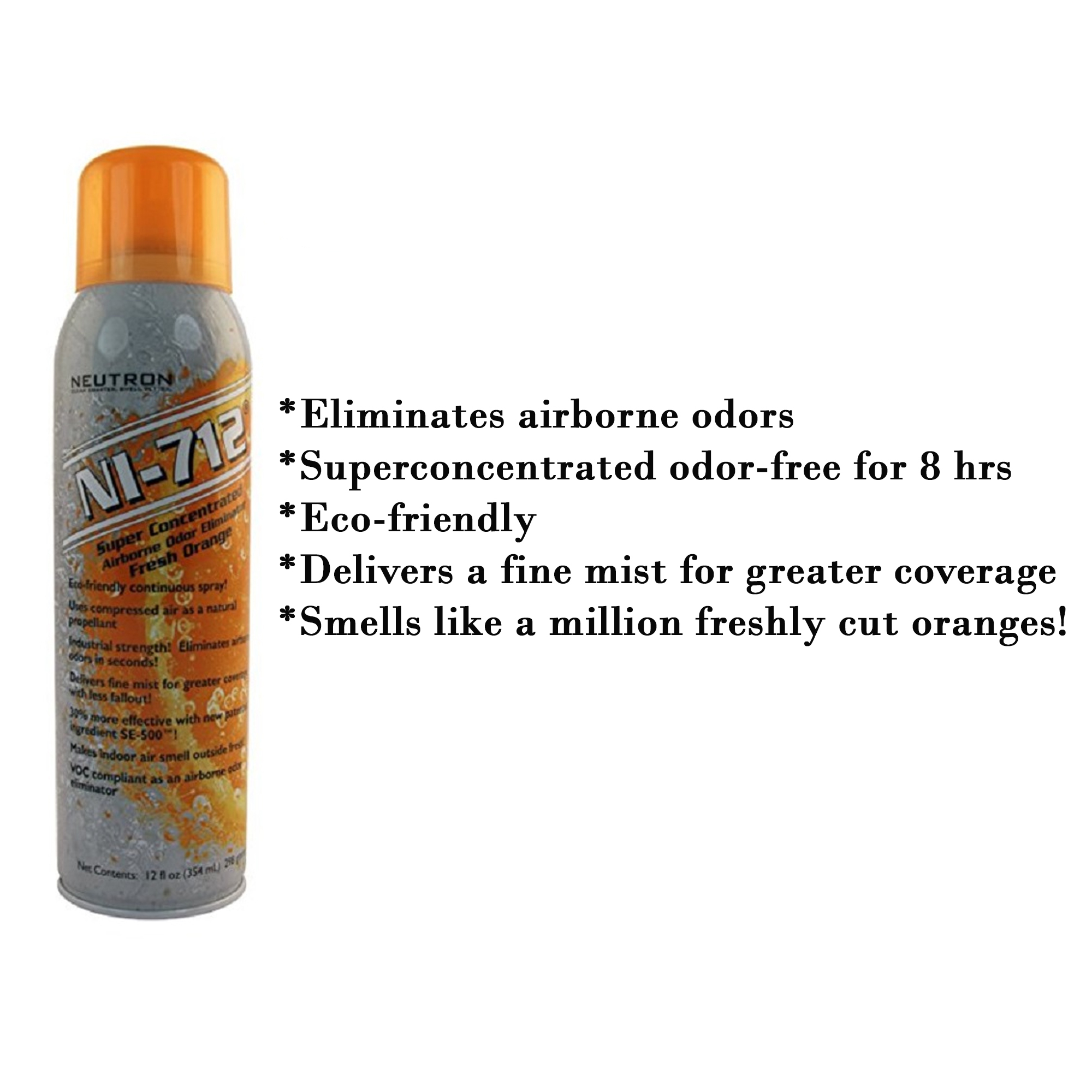 NI-712 Fresh Orange Airborne Odor Eliminator Spray | eBay
