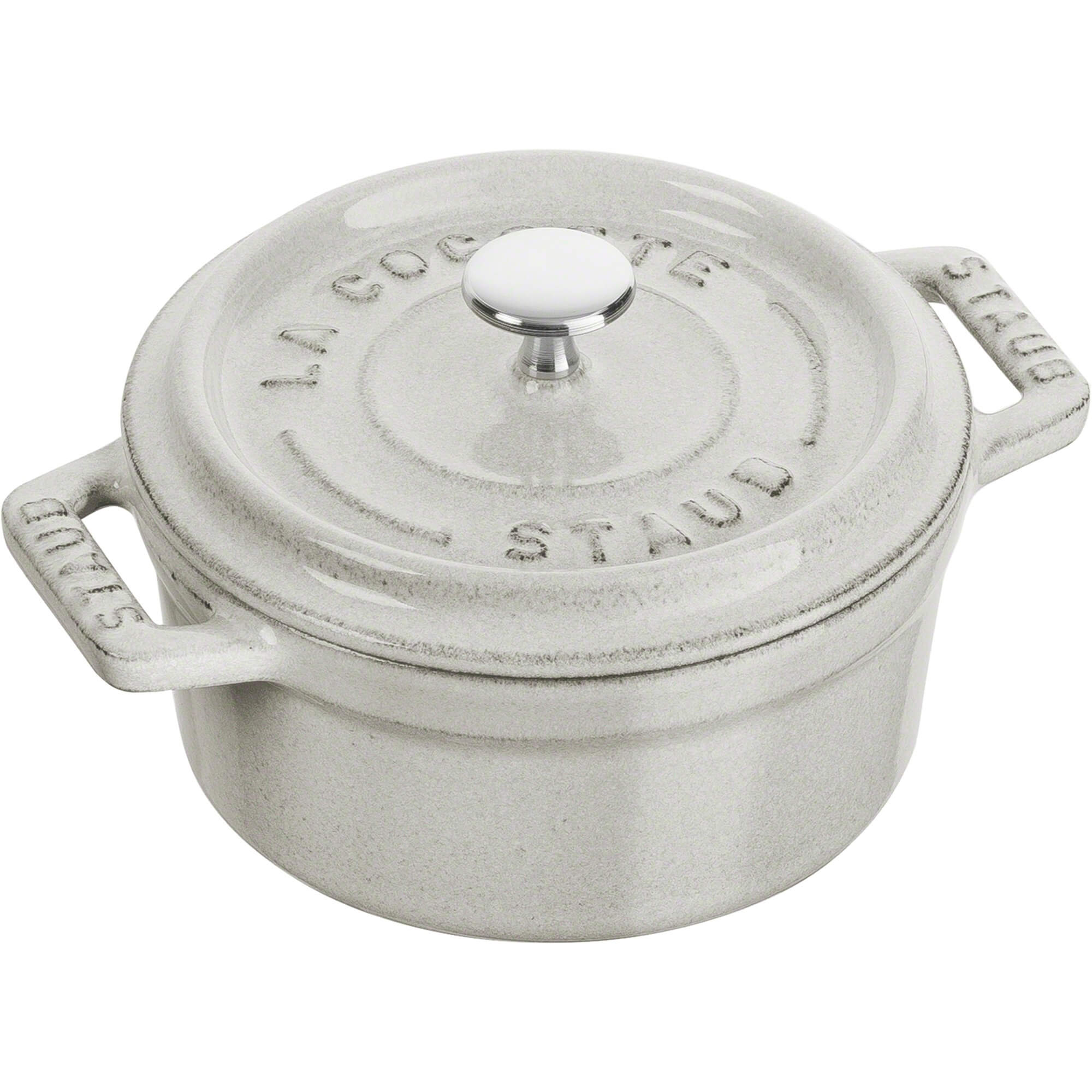 Staub 1101025 Mini Round Cocotte Pot 10 Cm Matt Black for sale online ...