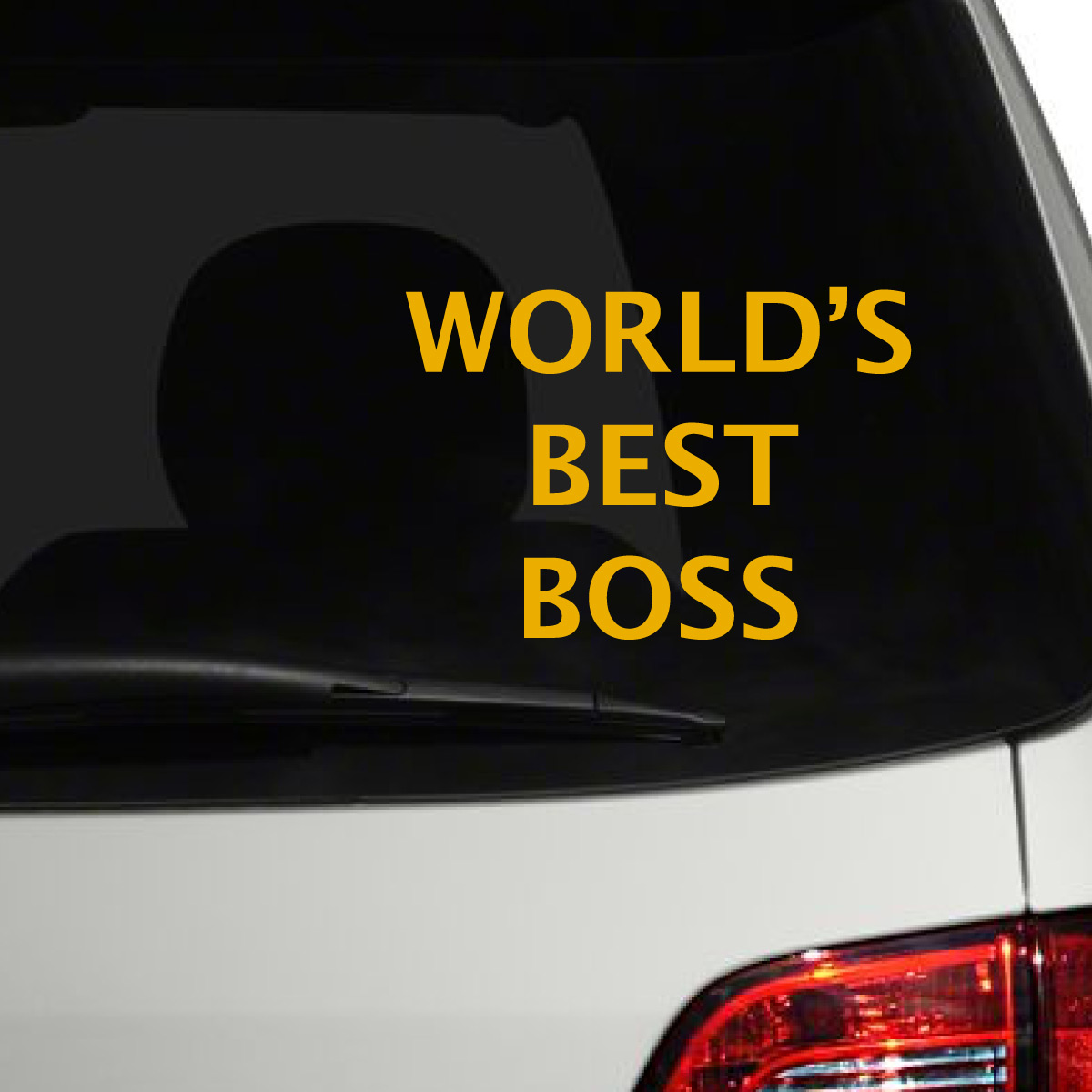 World's Best Boss Car Decal | The Decal Guru