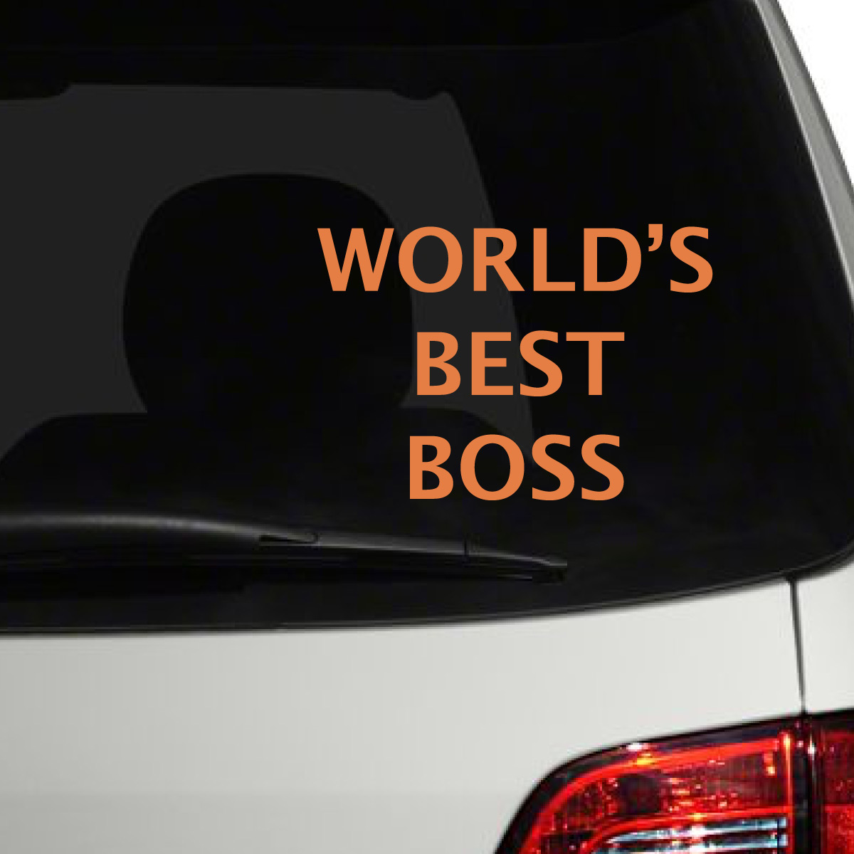 World's Best Boss Car Decal | The Decal Guru