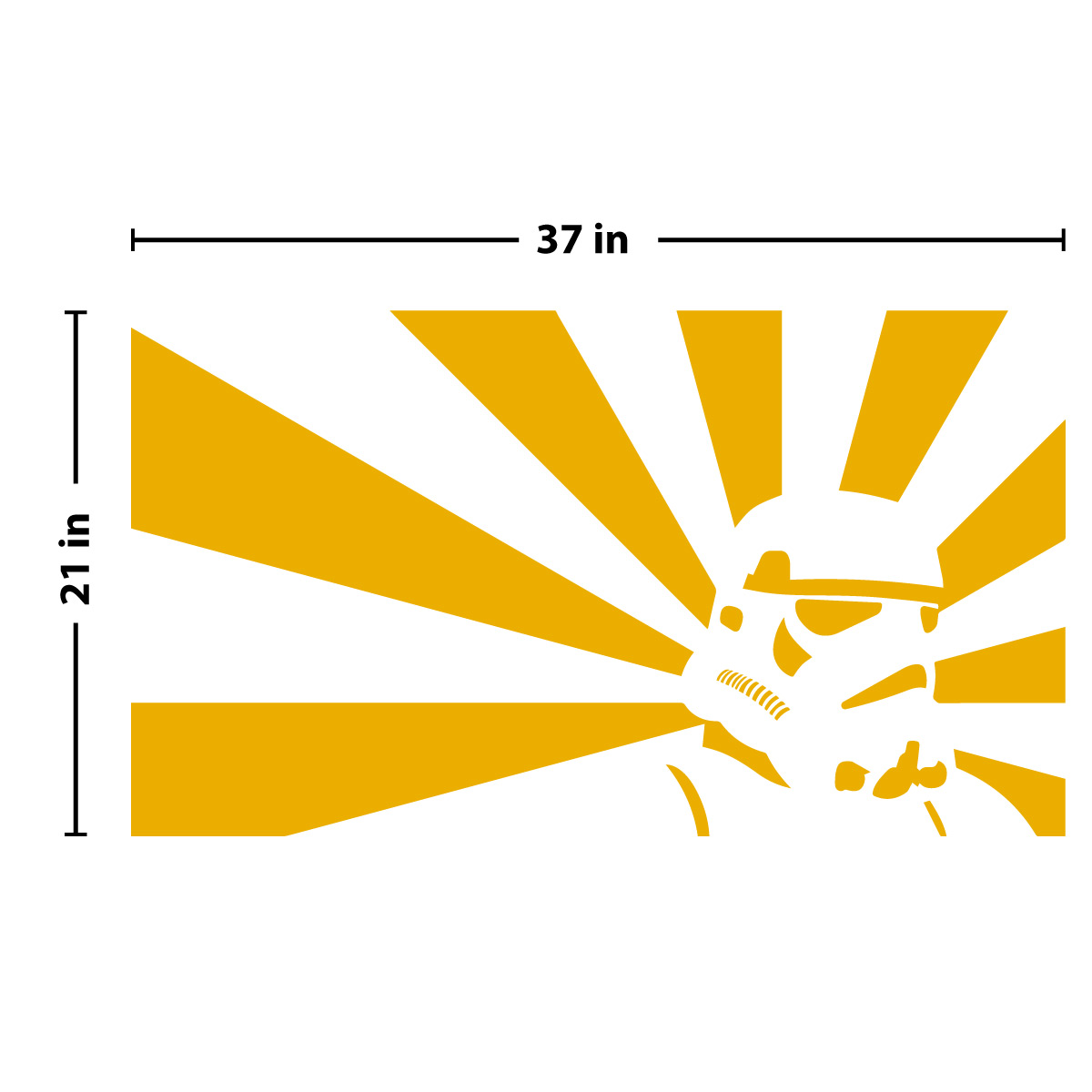 Star Wars Storm Trooper Sunshine Wall Decal - The Decal Guru