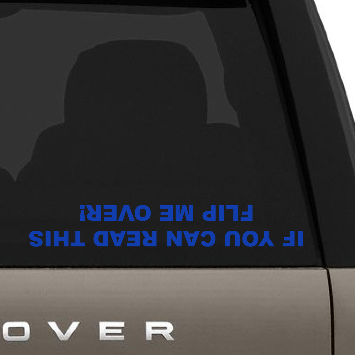 Flip Me Over | Car Decals | The Decal Guru