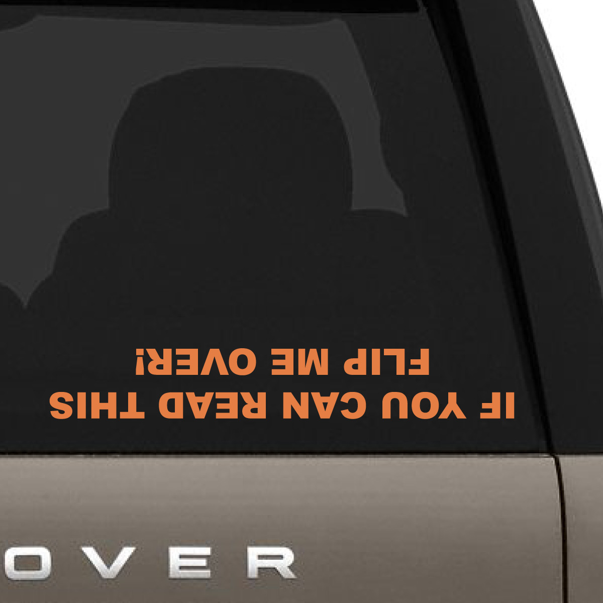Flip Me Over | Car Decals | The Decal Guru