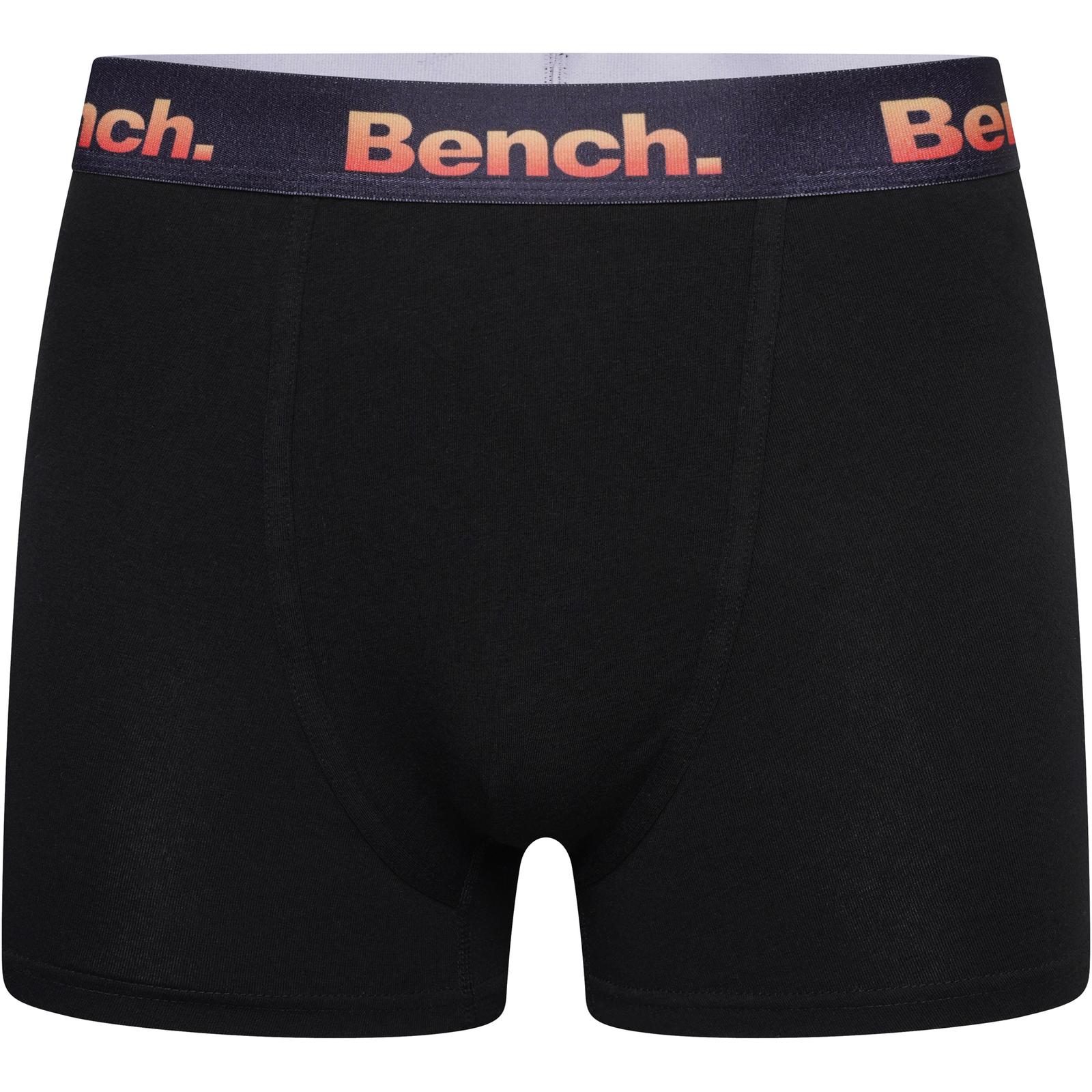 Bench Mens Rubeny 3 Pack Elasticated Underwear Boxers Boxer Shorts ...