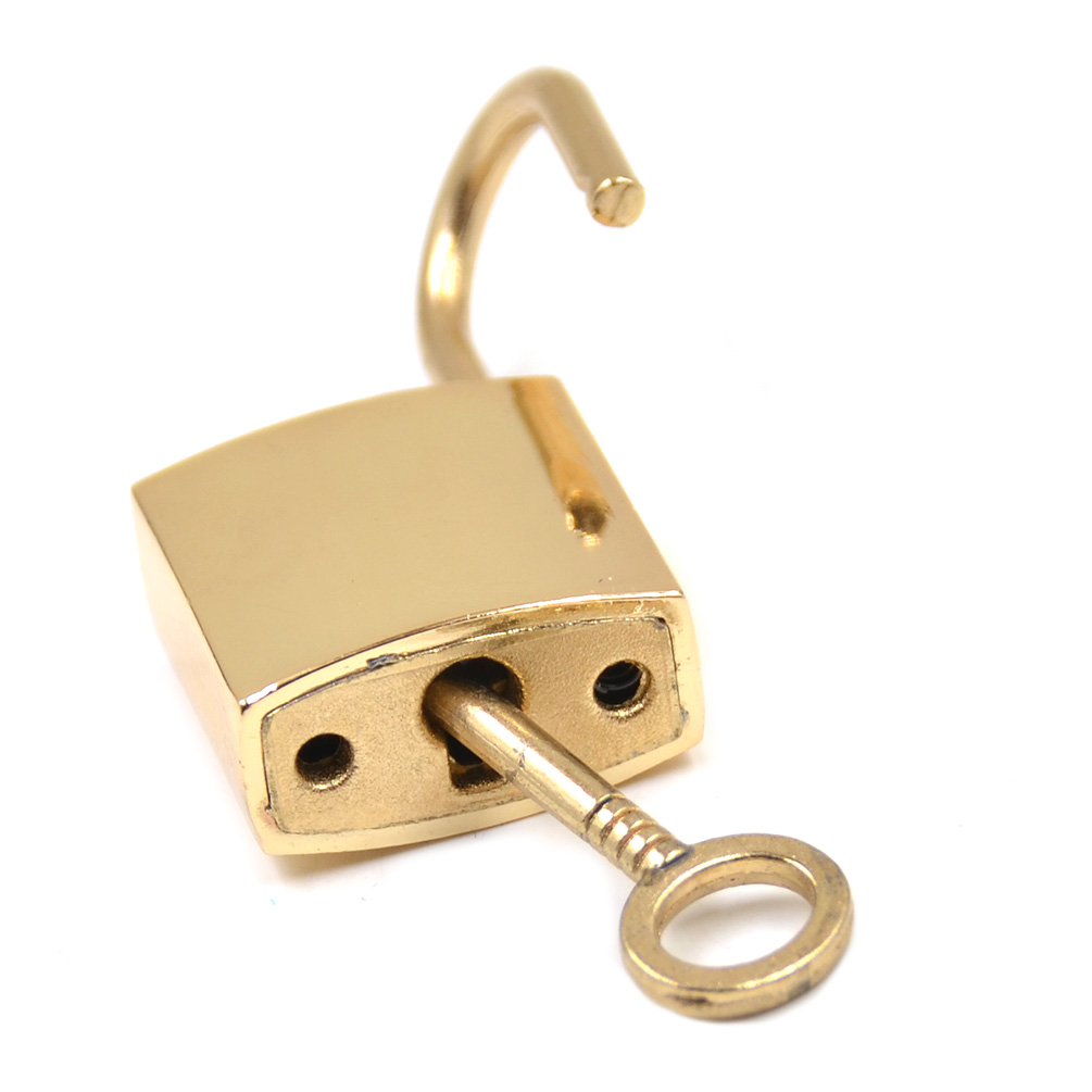 Mini Square Padlock Lock With Key Luggage Bag Suitcase Locker Security ...