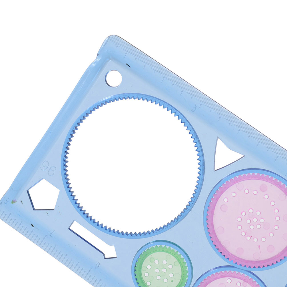 1 Pc Plastic Drawing Rectangle Shape Stencil Template Ruler Transparent ...