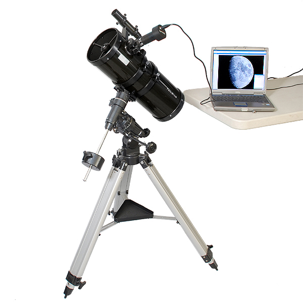 Black 6" Reflector Telescope Space Photography Bundle | eBay