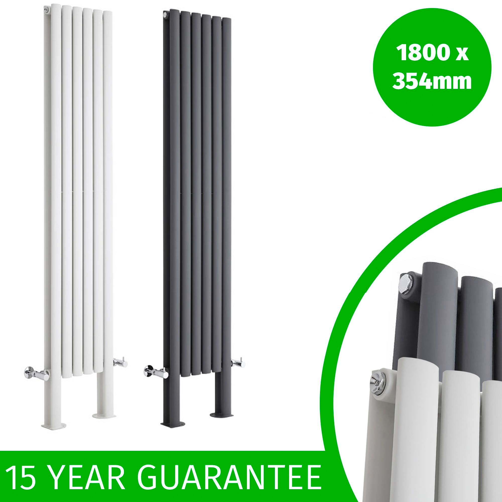 Vertical Designer Radiator Tall Upright Oval Column Panel Rad Central ...