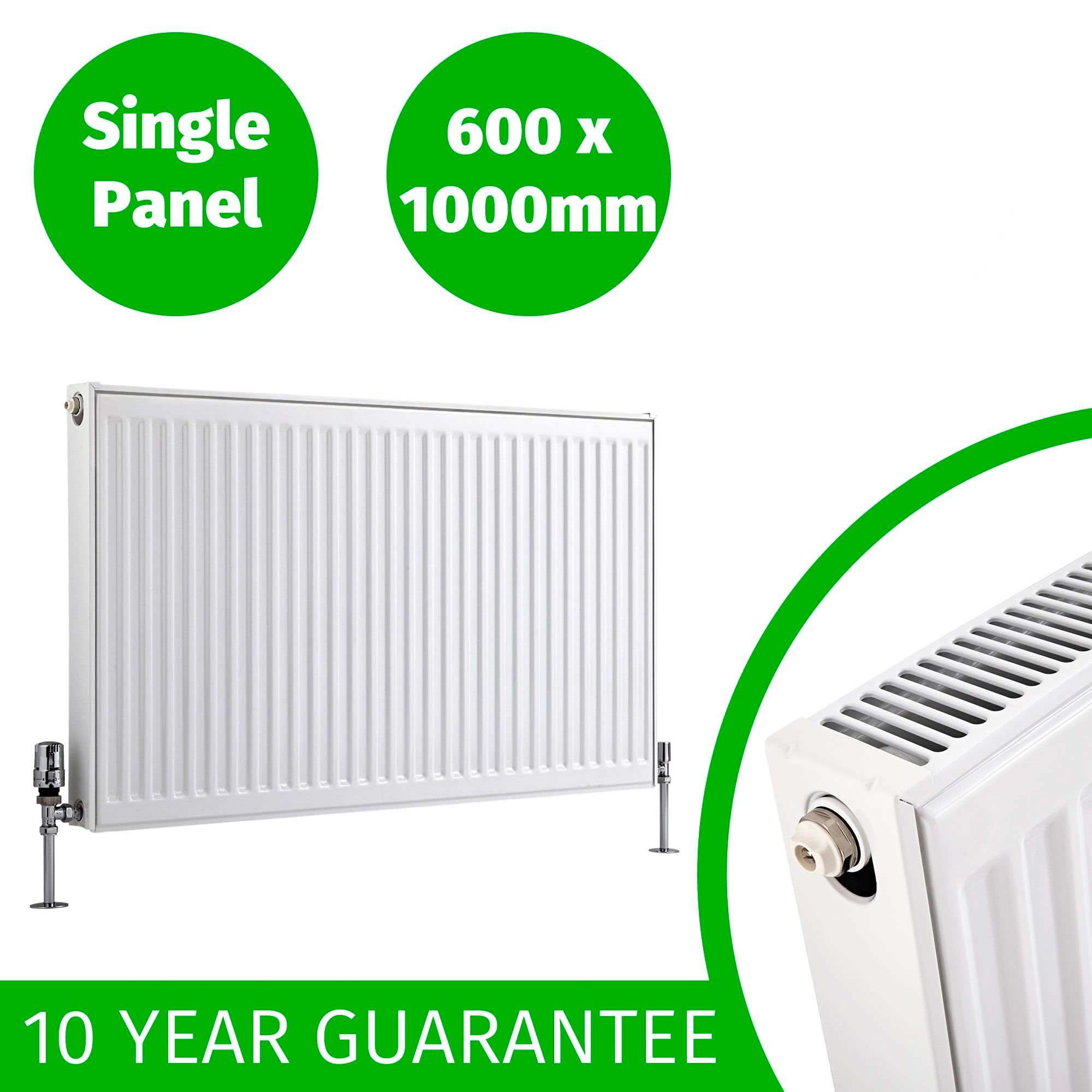 Compact Convector Radiator White Type 11 21 22 400mm 600mm Central ...