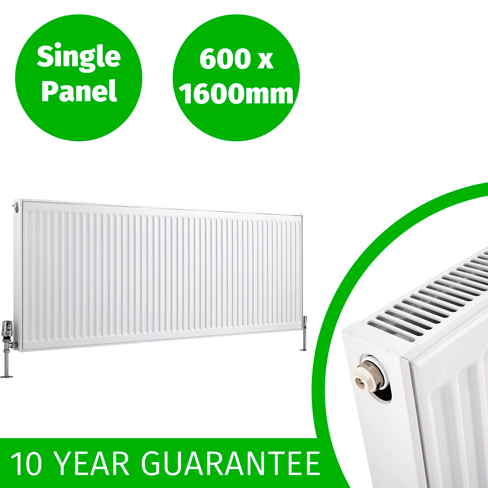 Compact Convector Radiator White Type 11 21 22 400mm 600mm Central ...