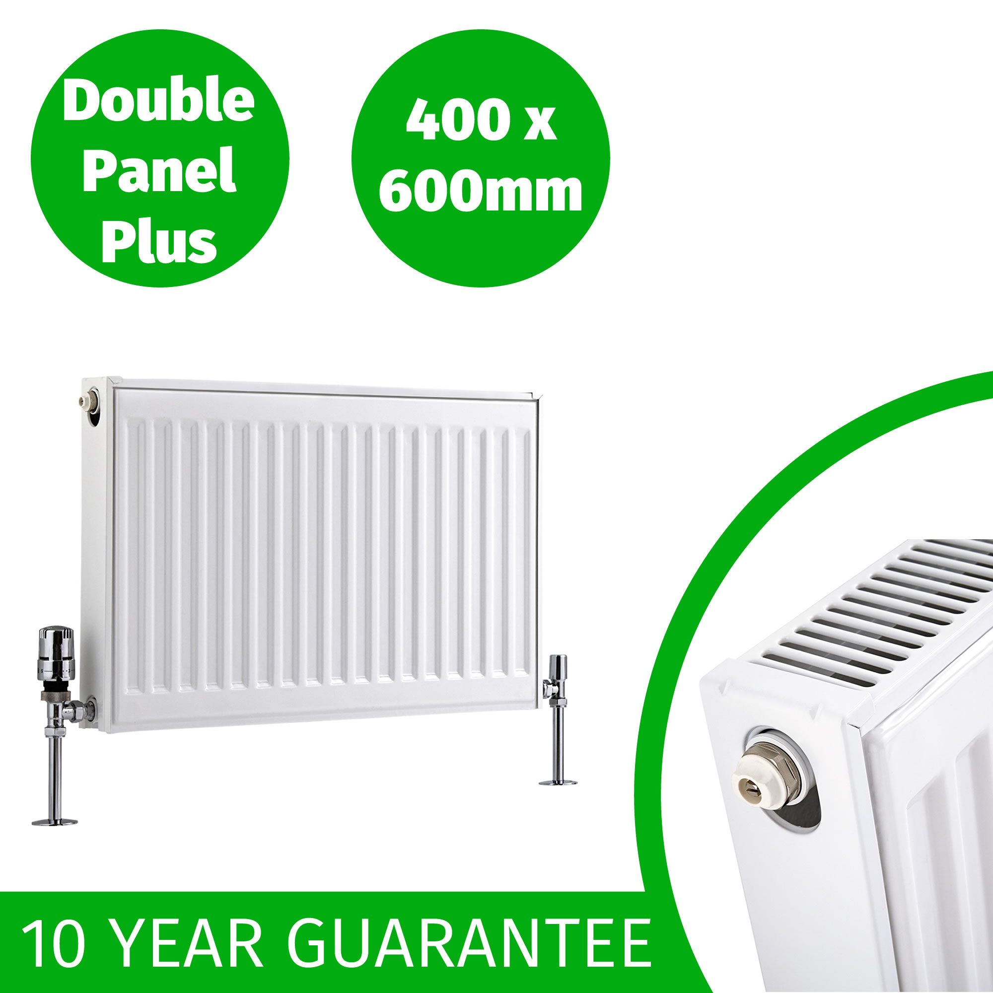 Compact Convector Radiator White Type 11 21 22 400mm 600mm Central ...