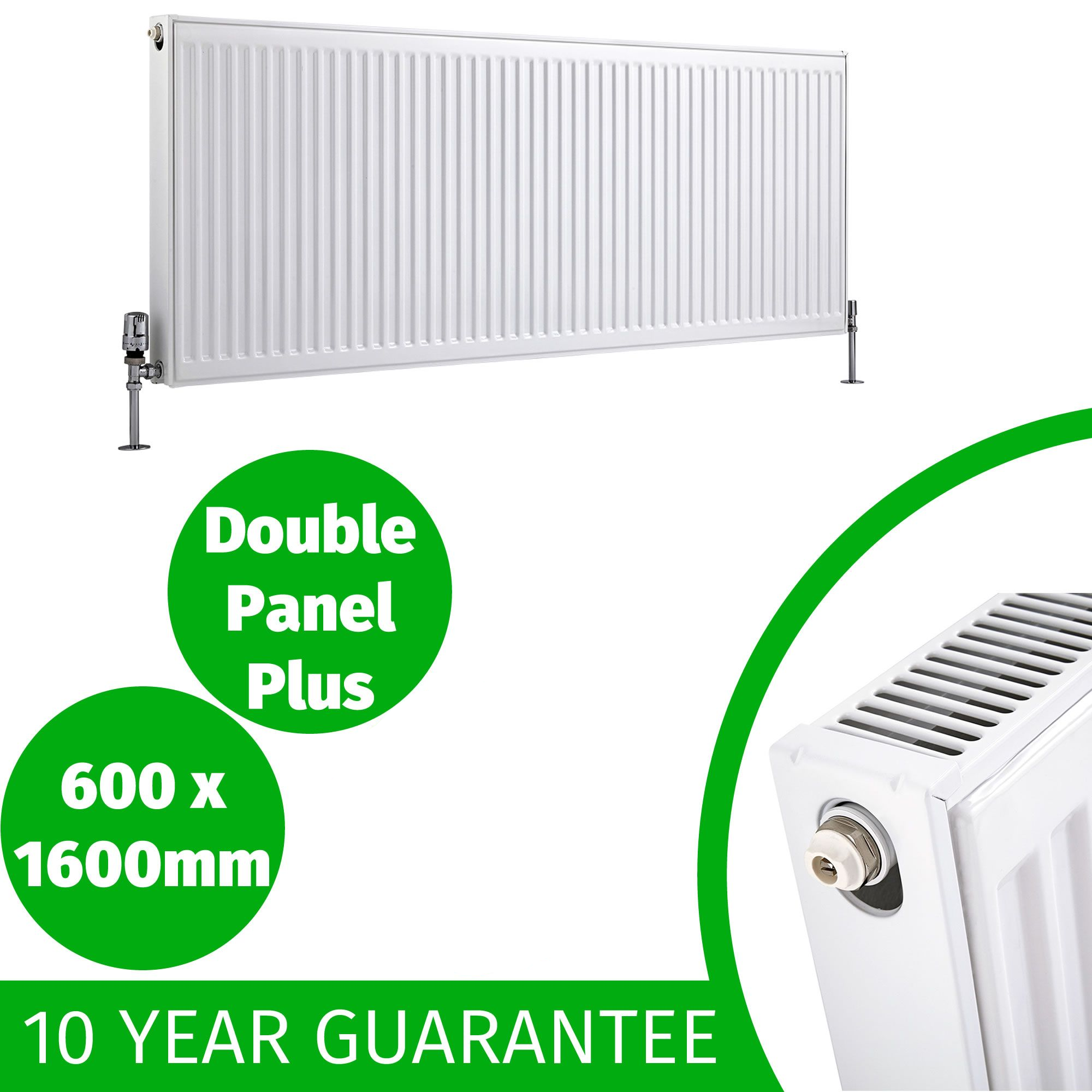 Compact Convector Radiator White Type 11 21 22 400mm 600mm Central ...