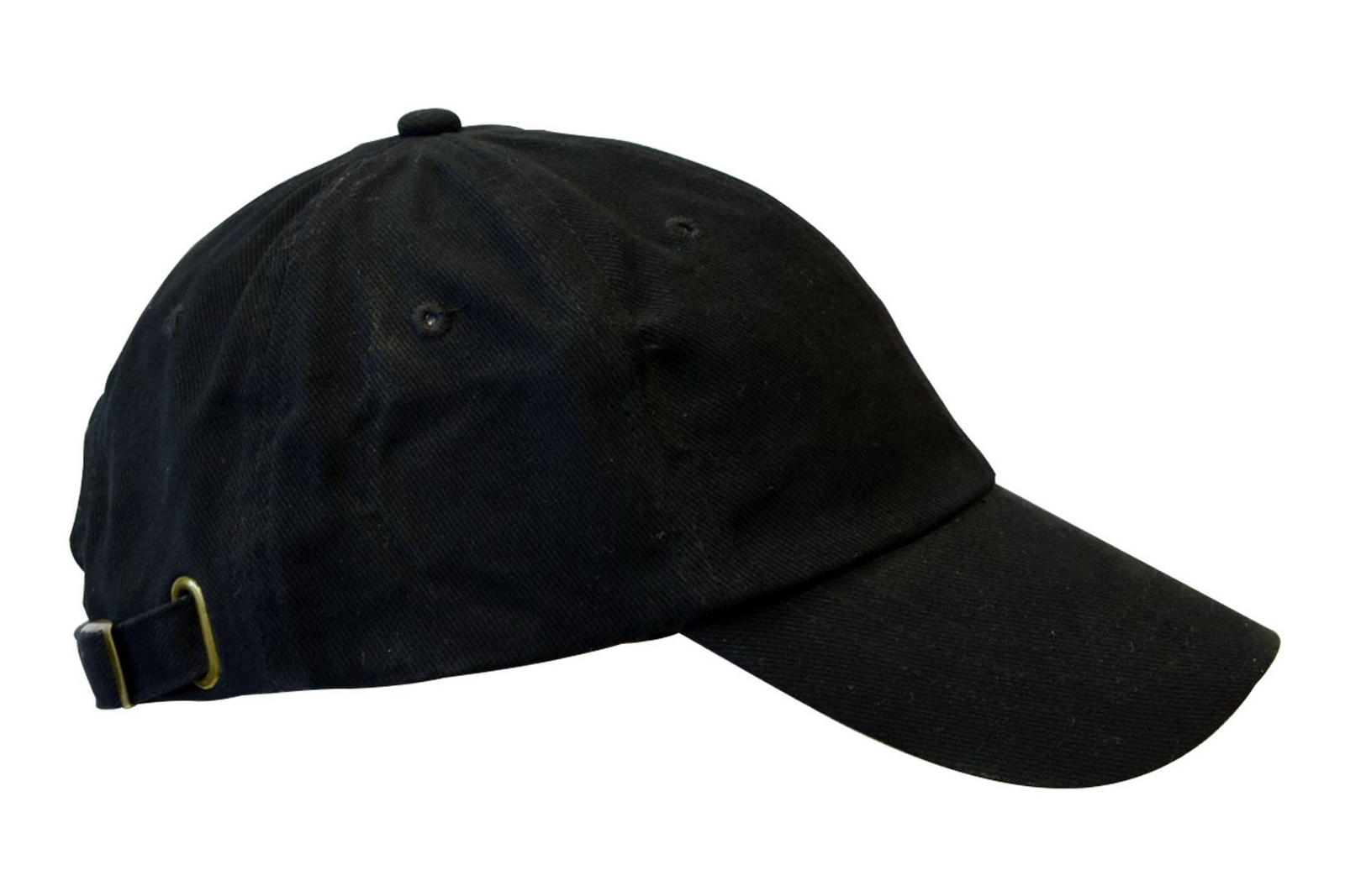 KC Caps® Dad's Cap Baseball Hat Ring Buckle Strap Closure By Black Cap ...