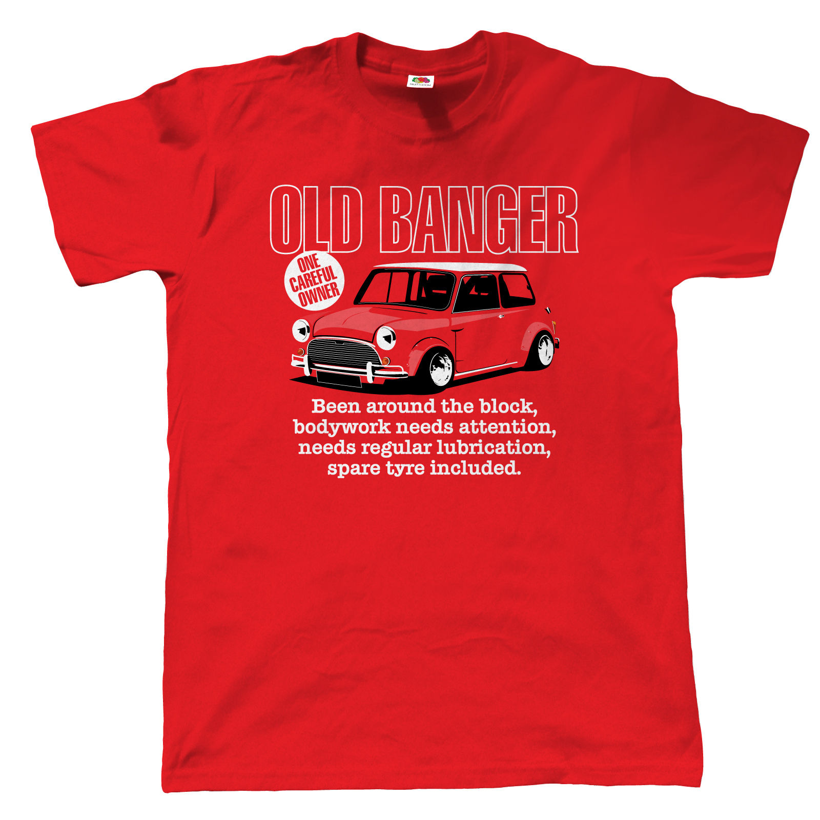 Old Banger Mens Funny Classic Mini T Shirt - Gift for Dad Fathers Day ...