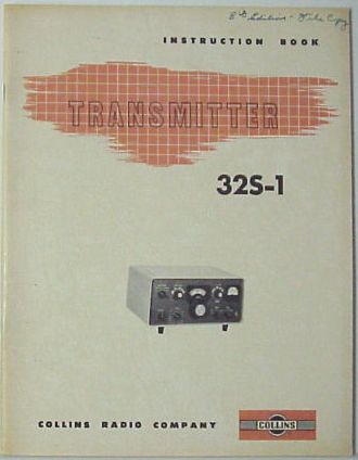 Collins 32S-1 Trasmitter Original Manual 520 5796 00 8th Edition 15 ...