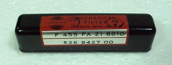 Collins F455 FA 21 Filter for 75S-3 /A/B/C & 32S-3 - Nationwide Radio ...