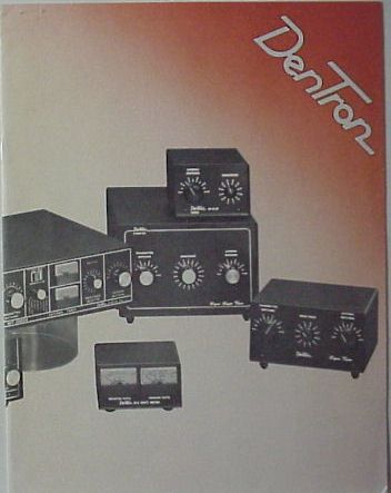 Dentron Super Tuner Manual Reproduction - Nationwide Radio & Eq. Sales LLC