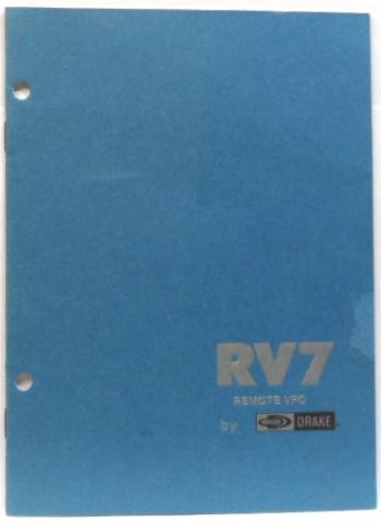 RL Drake RV7 ORIGINAL Instruction Manual #10 - Nationwide Radio & Eq ...