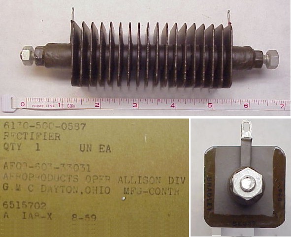 GMC Made Vintage Rectifier NEW old Stock - Nationwide Radio & Eq. Sales LLC