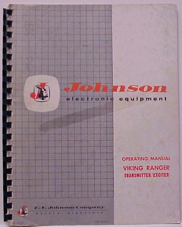 EF Johnson Viking I Transmitter Manual reproduction - Nationwide Radio ...