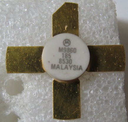MOTOROLA (set of 4) M9860 185 8530 RF Power Transistors - Nationwide ...
