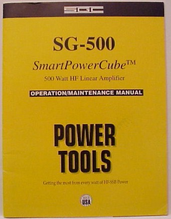 SGC, SG-500 Smart Power Cube Manual Reproduction! - Nationwide Radio ...