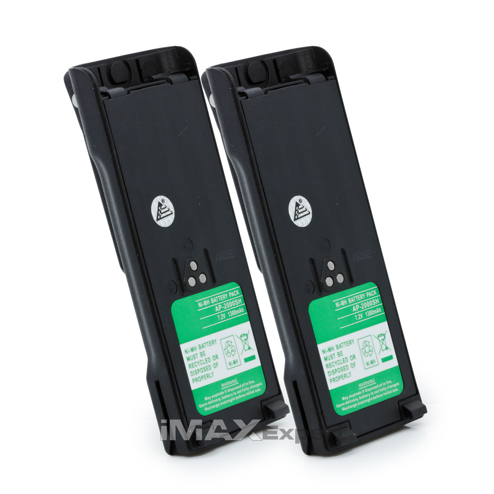 2 x 1300mAh NI-MH NTN7143 7144 Battery for MOTOROLA HT1000 HT6000 ...