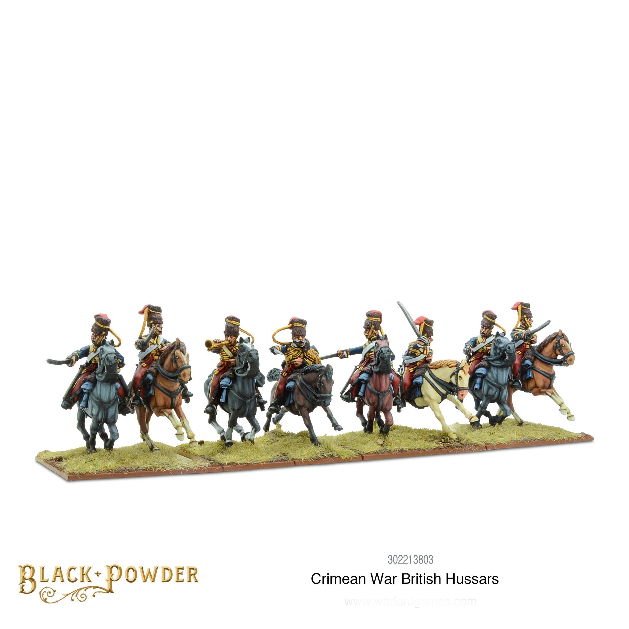 Warlord Games Crimean War British Hussar Cavalry Miniatures 8 28mm ...