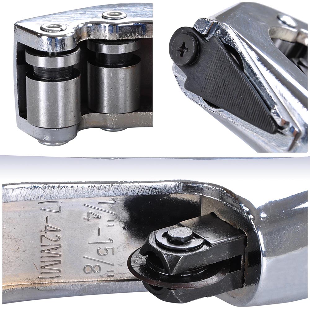 Heads Tube Expander Swaging Kit Plumbing Pipe Tool HVAC Hydraulic Tool ...