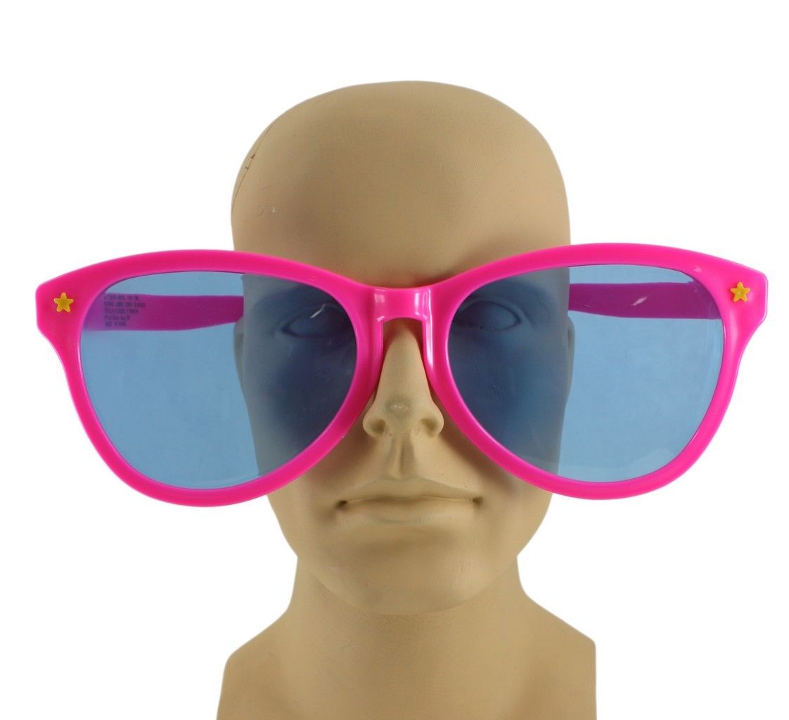 Jumbo Giant Clown Novelty Sunglasses Glasses Plastic Novelty Costume 