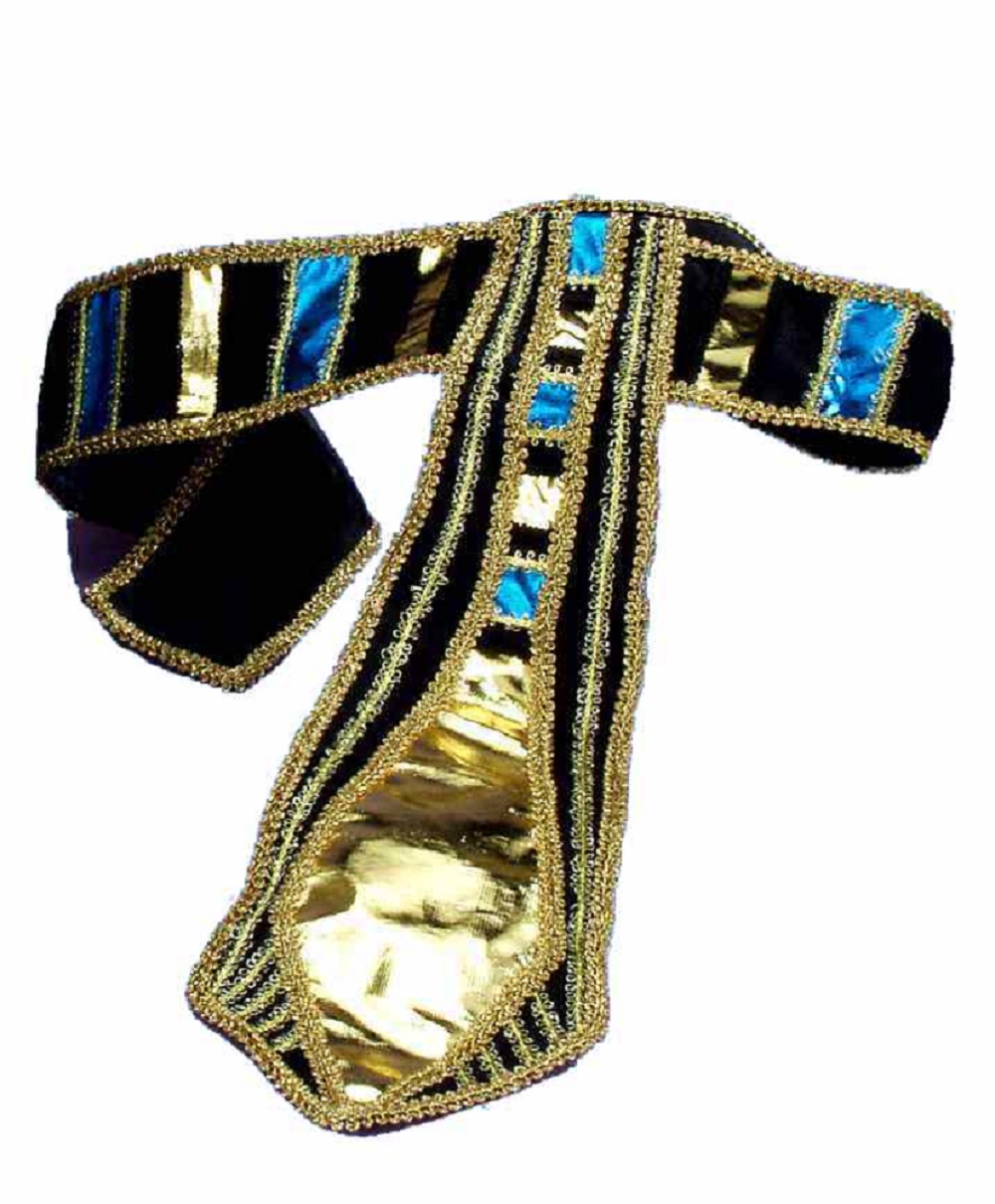 Cleopatra Pharoah Gold Belt Sash Egyptian Nile Adult Costume Accessory ...