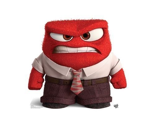 Disney Inside Out Anger Riley Cartoon Standup Standee Cardboard Cutout ...