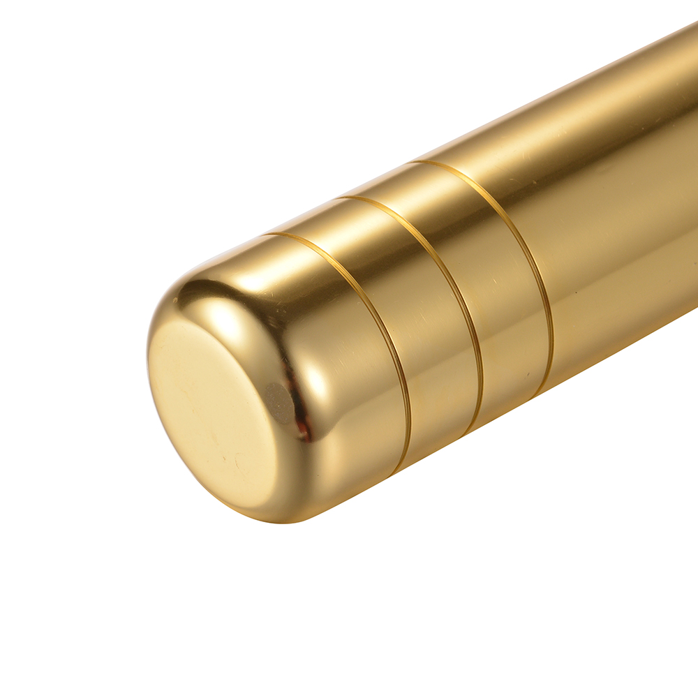 18CM Gold Car Manual Long Straight Gear Stick Shifter Shift Knob Lever ...