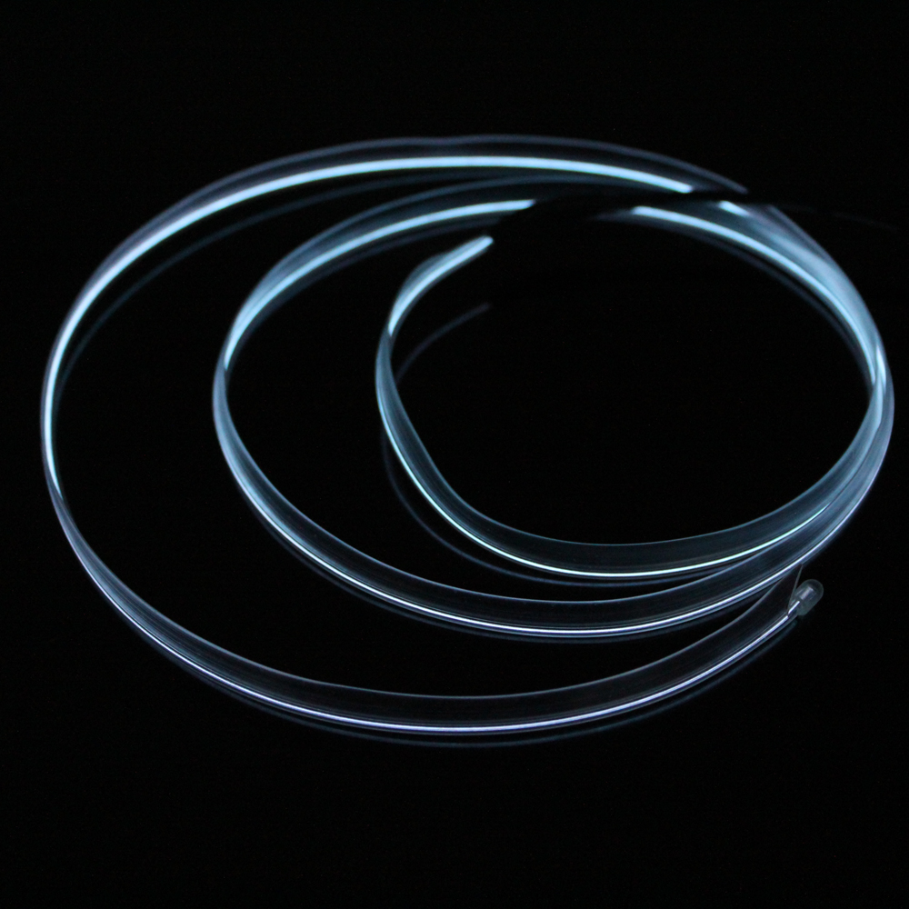 9ft White Neon Glowing Strobing Electroluminescent Wire (El Wire) | eBay