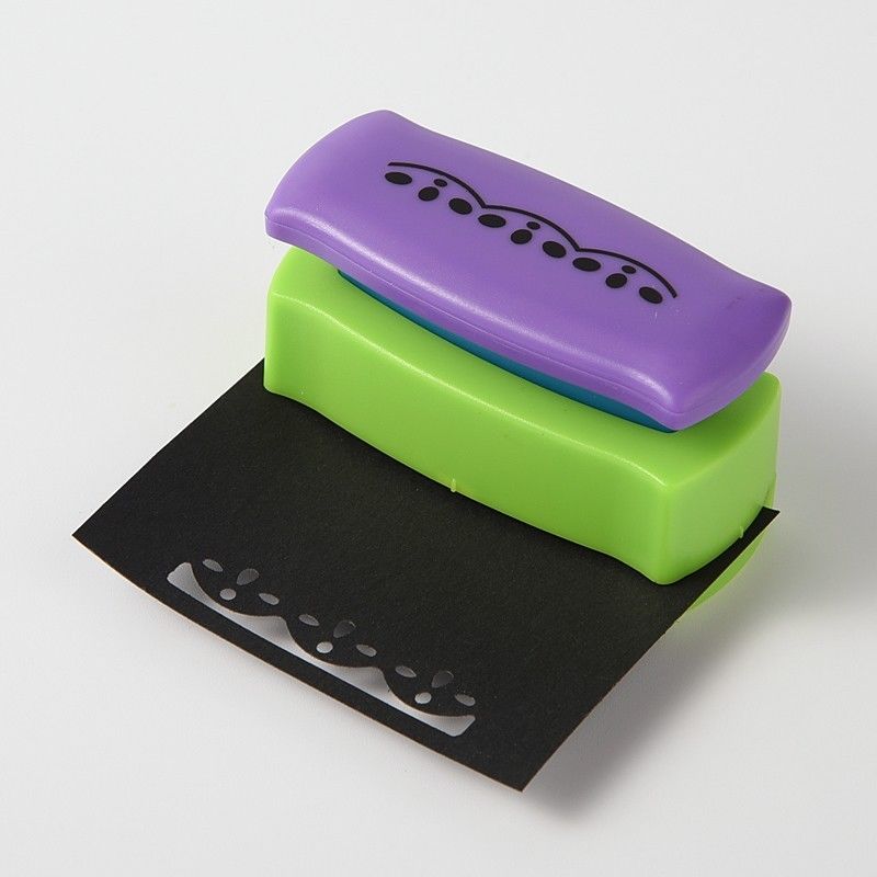 Random Color Mini Plastic Paper Shaper Cutter Craft Edge Punch DIY ...