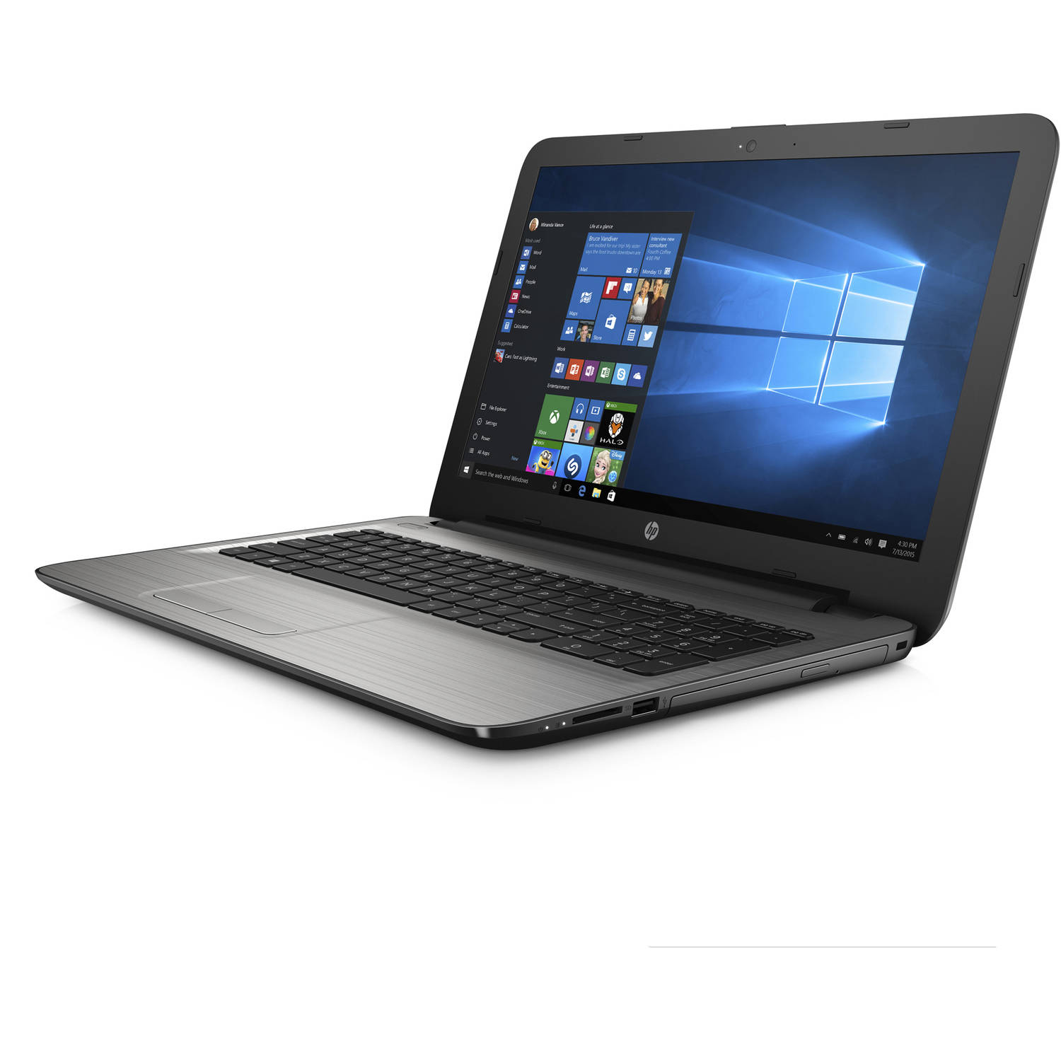 HP 15-ba020nr 15.6 Laptop AMD A6-7310 2GHz 4GB (MAX 16GB) 1TB Radeon R4 ...