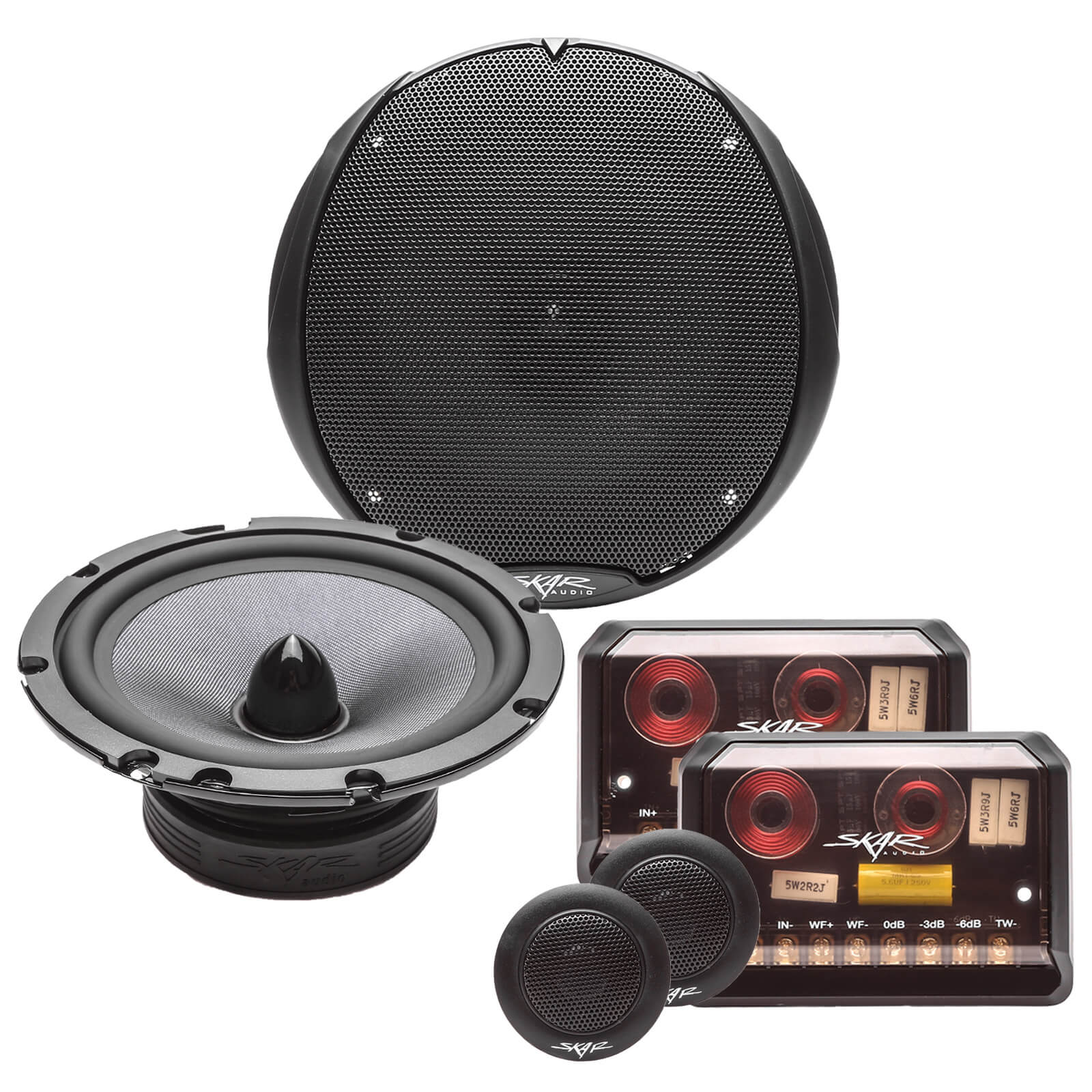 TX65C | 6.5" 200 Watt 2-Way Component Speaker System - Skar Audio