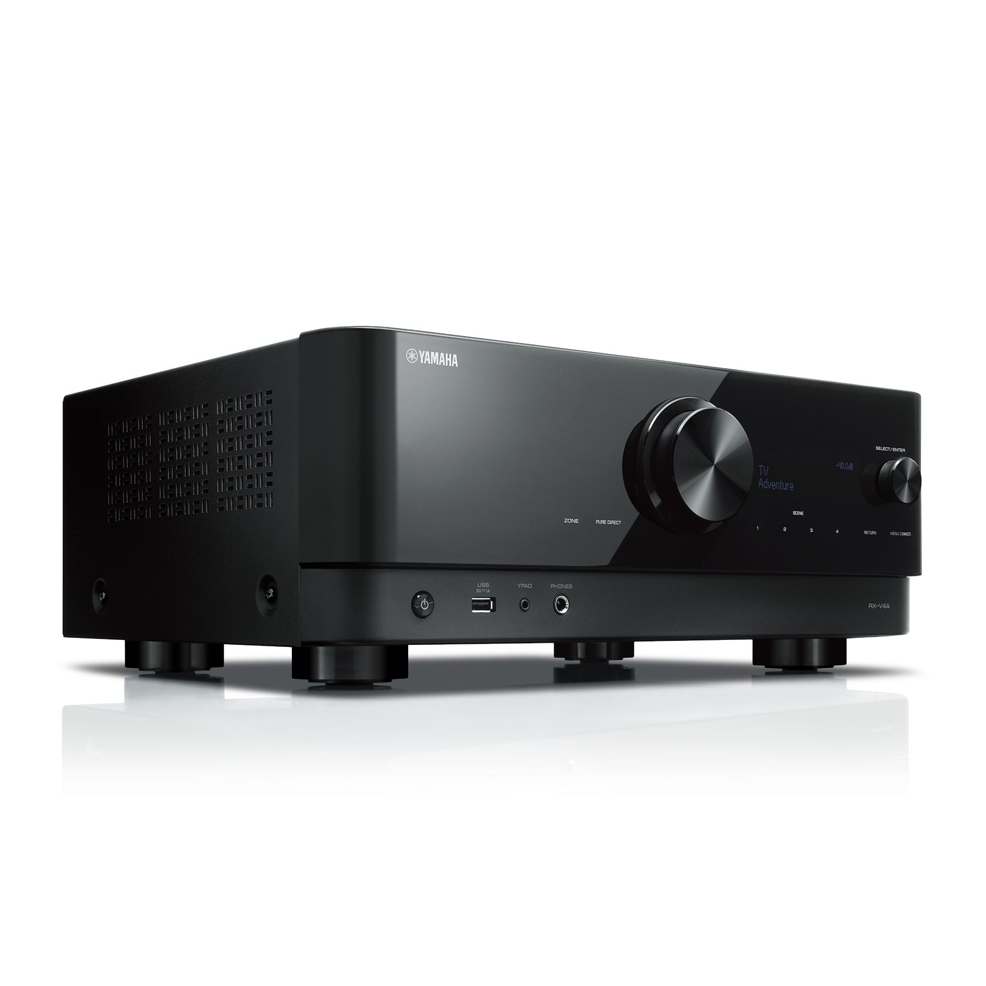 Yamaha RX-V4 5.2-Channel AV Receiver with 8K HDMI and MusicCast ...