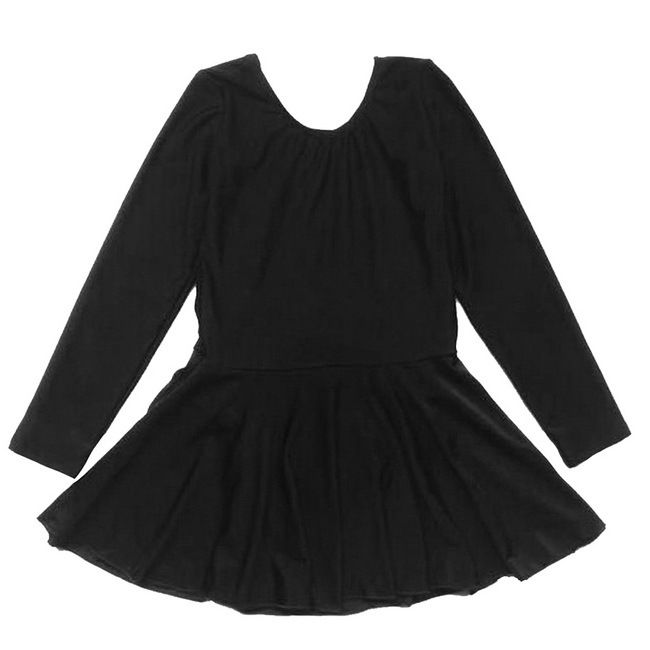 Kid Girl Flutter Ruffle Gymnastics Dance Toddler Ballet Leotard Skirt ...