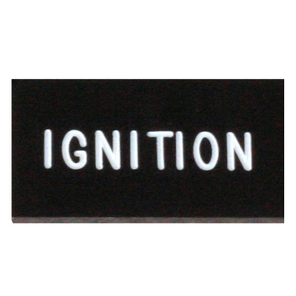 "IGNITION" Identification Dash Tag | Moore Parts