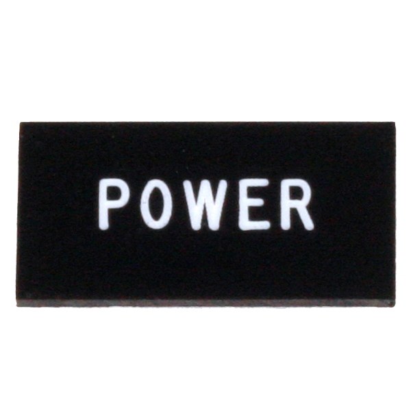 "POWER" Identification Dash Tag | Moore Parts