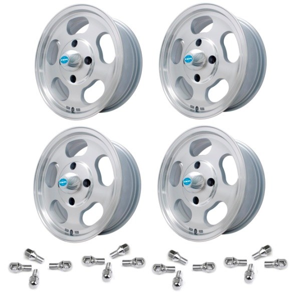 Vw Bug 4 Lug Empi Dish Wheel Package | Moore Parts